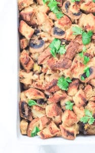 Gluten Free Thanksgiving Stuffing - Finished with Salt