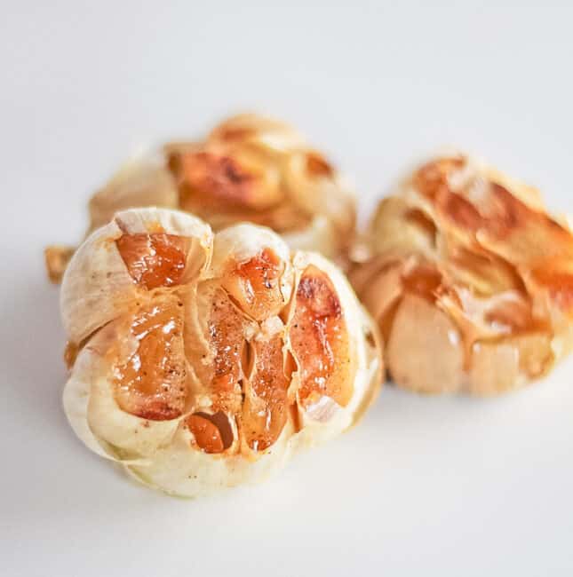 How To Roast Garlic - Finished with Salt