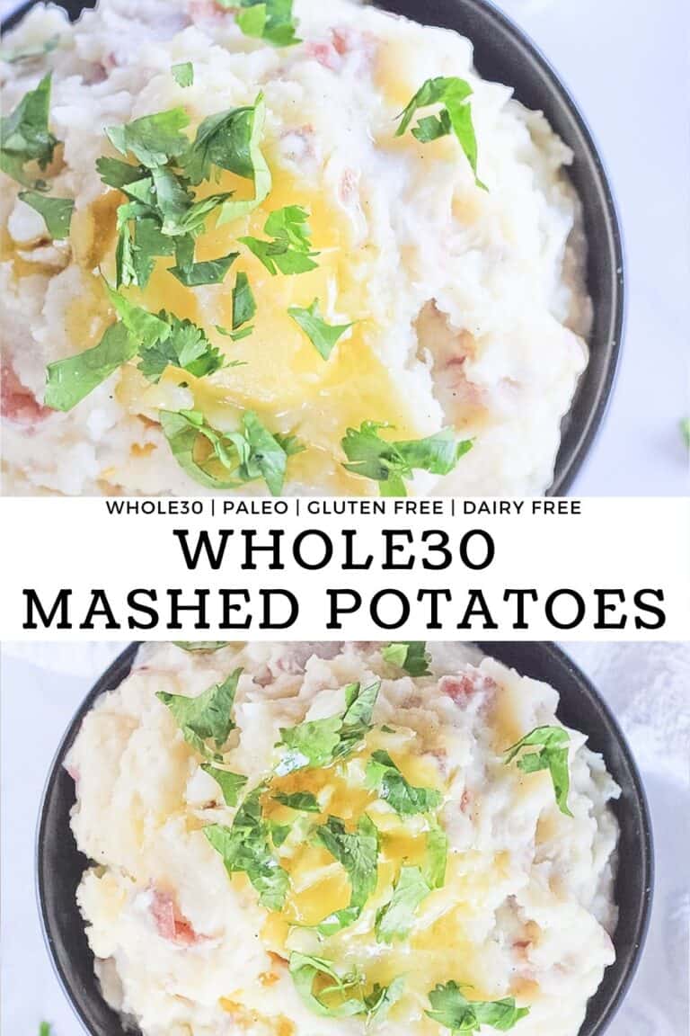 Whole30 Mashed Potatoes - Finished with Salt
