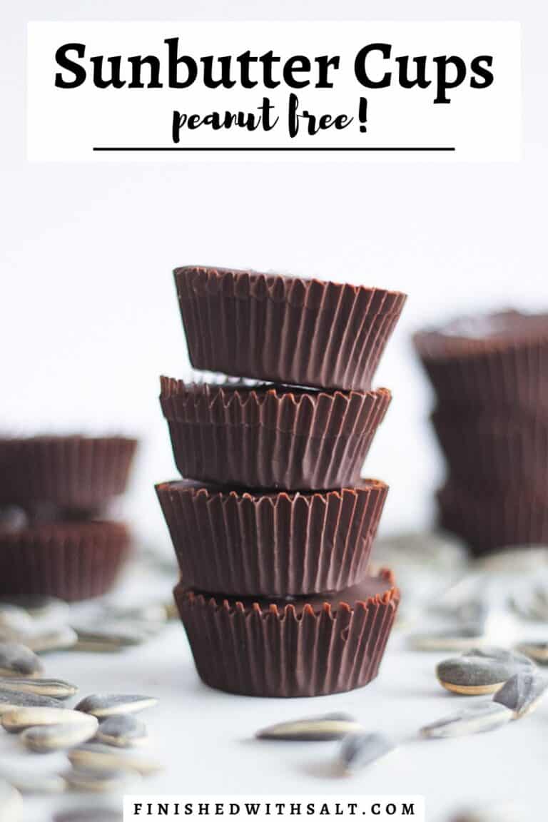 Sunbutter Cups - Finished with Salt