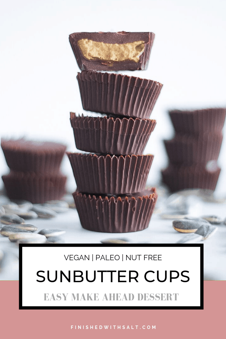Sunbutter Cups - Finished with Salt