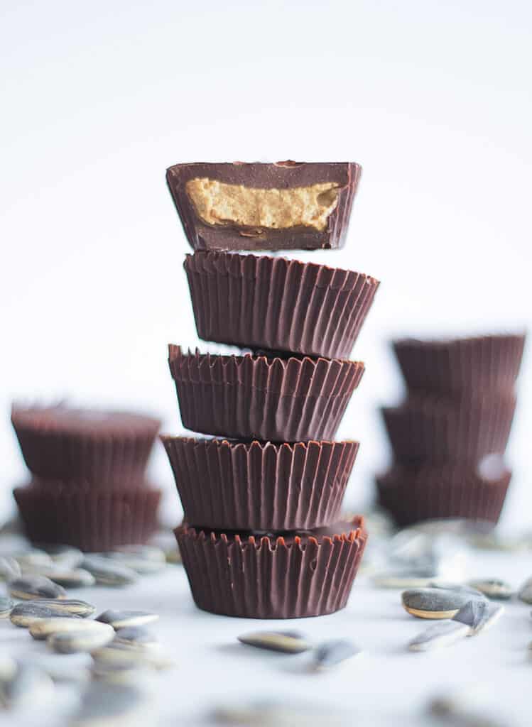 Sunbutter Cups - Finished with Salt