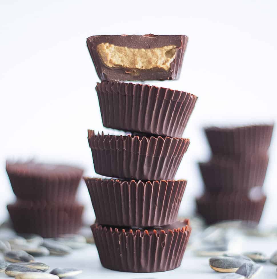 Sunbutter Cups - Finished with Salt