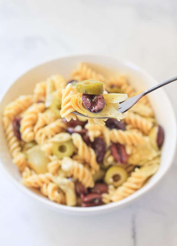 Vegan Pasta Salad - Finished with Salt