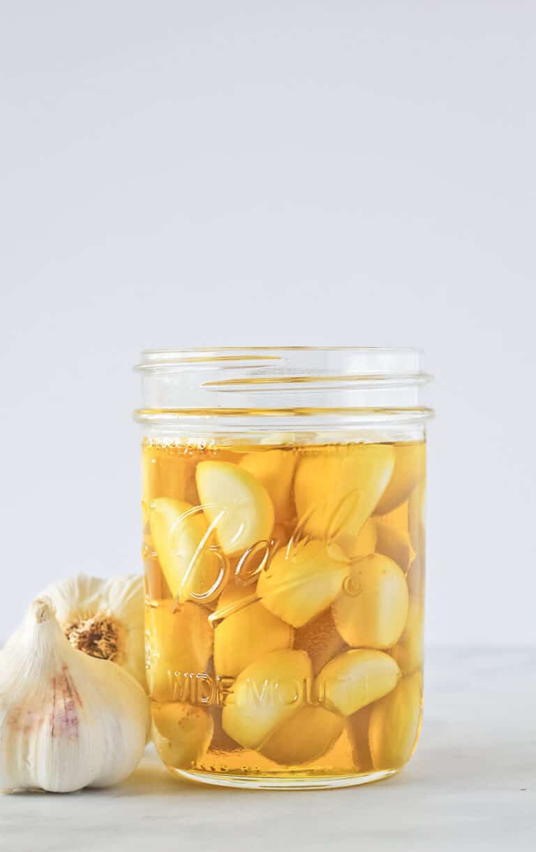 How To Preserve Garlic - Finished with Salt