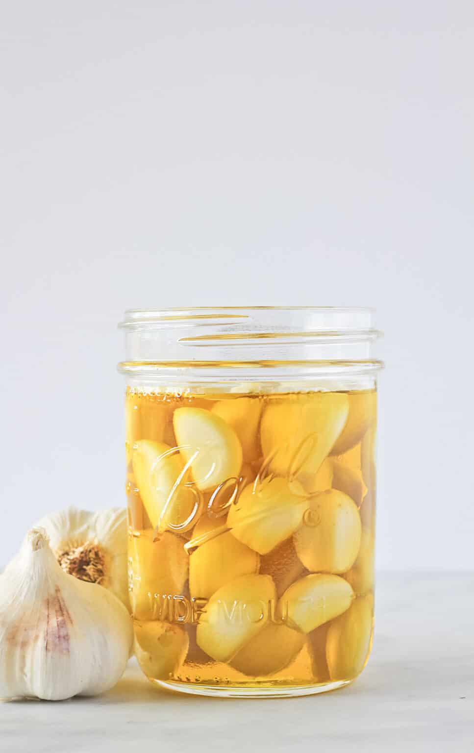 How To Preserve Garlic - Finished with Salt