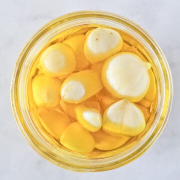 How To Preserve Garlic - Finished with Salt