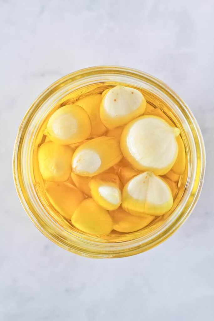 How To Preserve Garlic - Finished with Salt