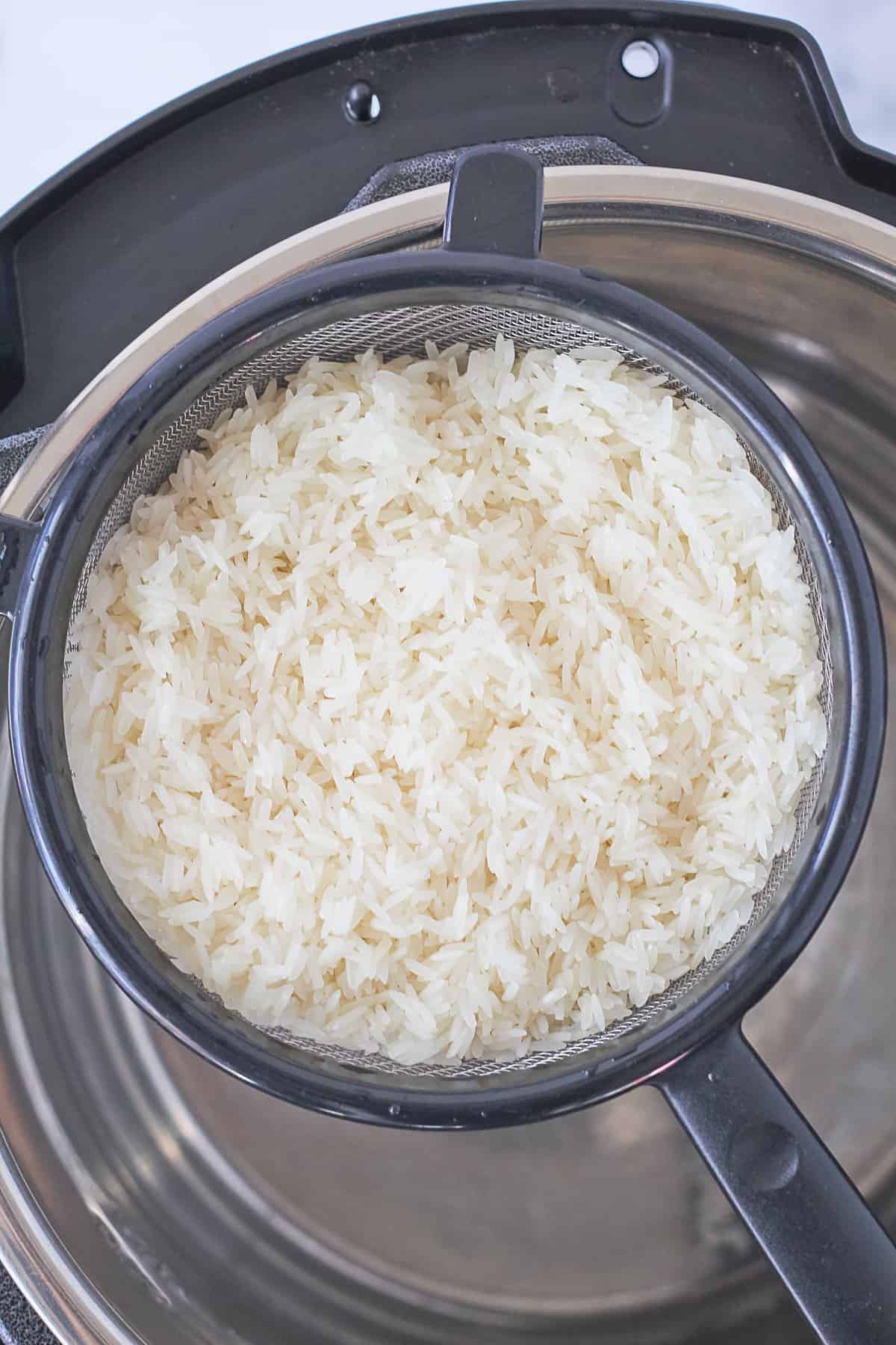 Instant Pot Jasmine Rice - Finished with Salt