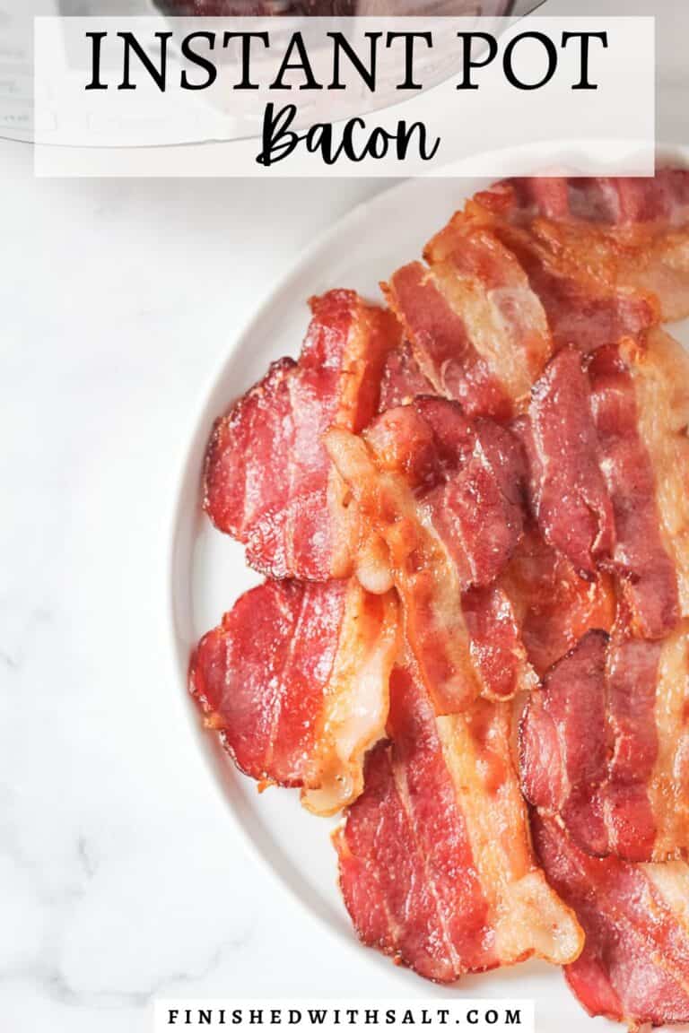 Instant Pot Bacon - Finished with Salt