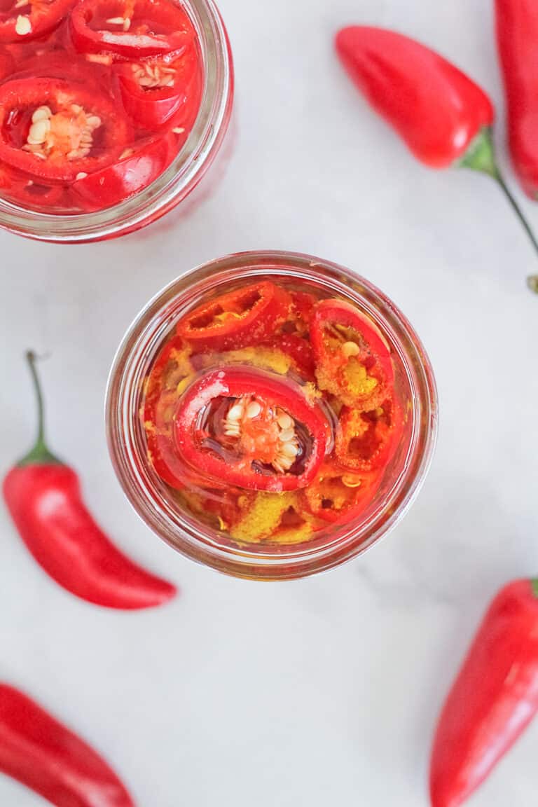 How To Preserve Chillies - Finished with Salt