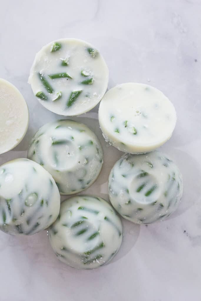 How To Store Garlic Scapes - Finished with Salt